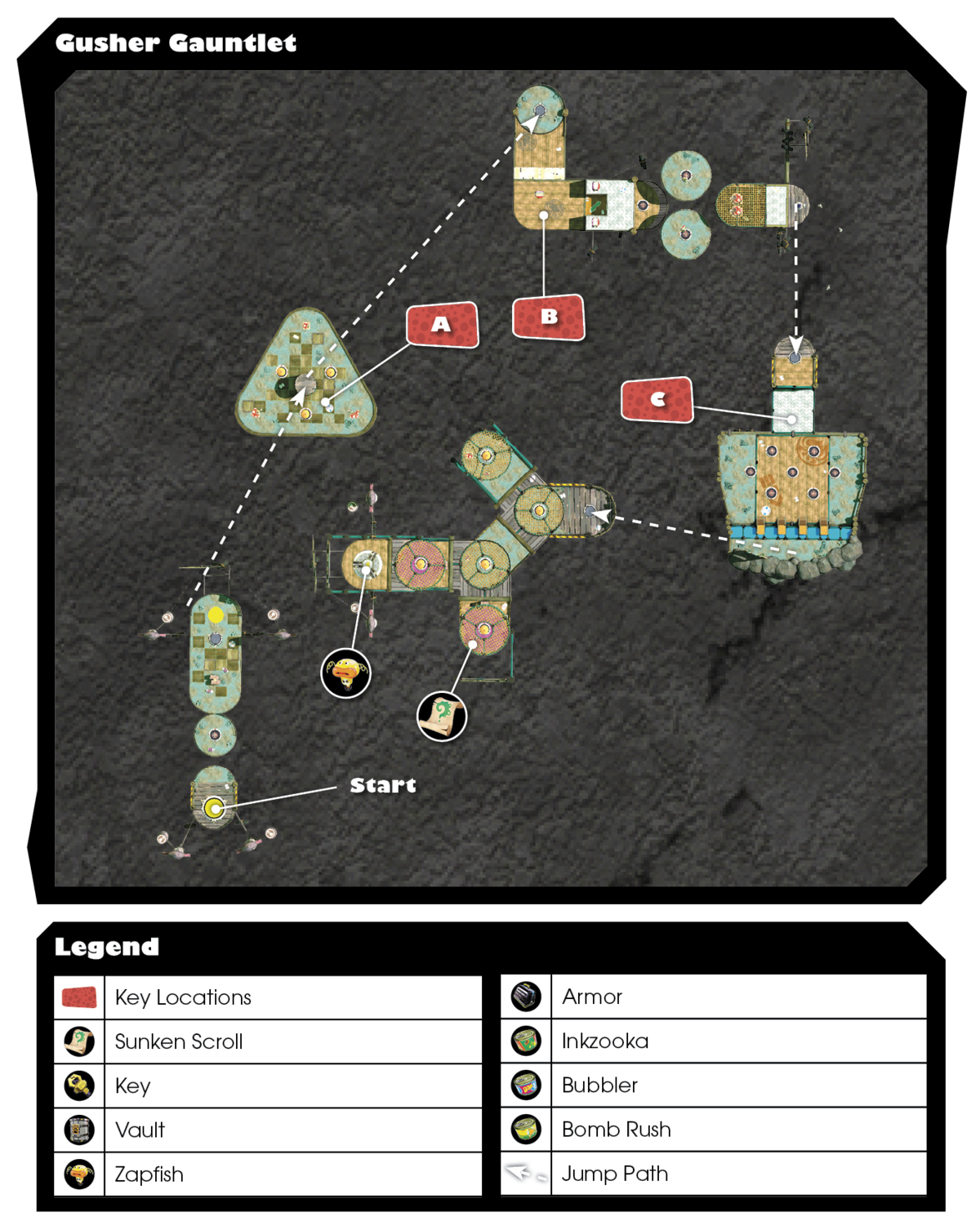 File:Gusher Gauntlet Map.png - Inkipedia, the Splatoon wiki