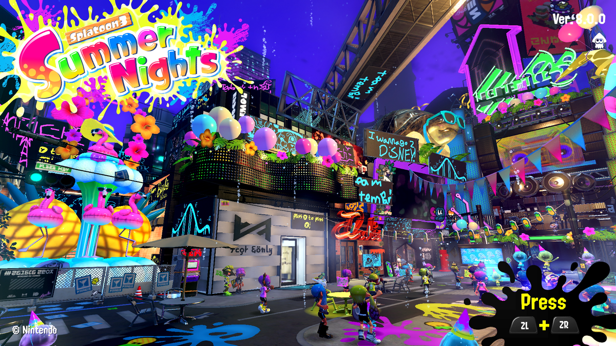 File:S3 Title Screen Palace vs. Theme Park vs. Beach Day 1 Inkopolis ...