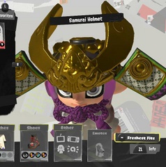 Samurai Helmet - Inkipedia, the Splatoon wiki