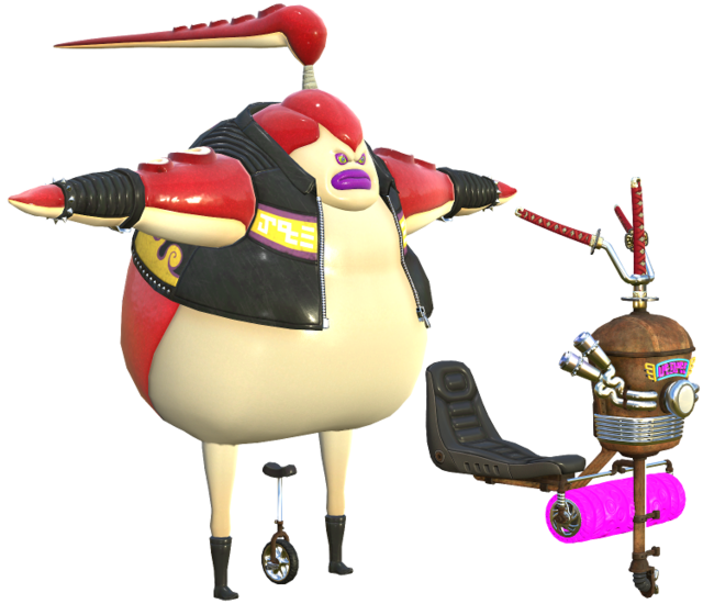 File:OC Octo Samurai Model.png - Inkipedia, the Splatoon wiki