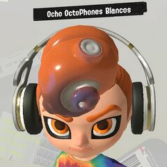 Ocho OctoPhones Blancos - Inkipedia, the Splatoon wiki