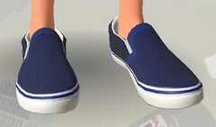 Blue Slip-Ons - Inkipedia, the Splatoon wiki