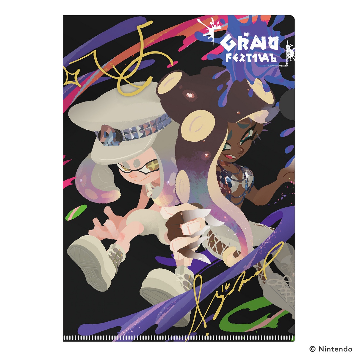 File:S3 Grand Festival A4 folder Off the Hook.jpg - Inkipedia, the Splatoon wiki