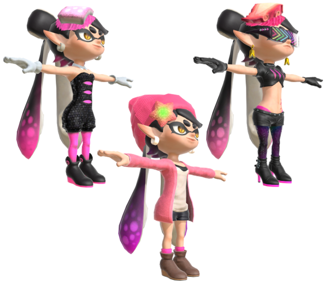 File:OC Callie Models.png - Inkipedia, the Splatoon wiki
