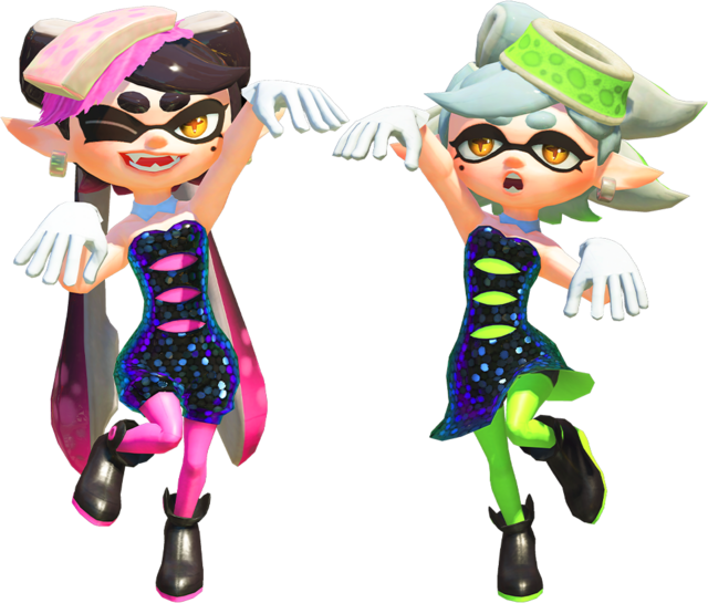 File:S2 3D Squid Sisters 01 transparent.png - Inkipedia, the Splatoon wiki