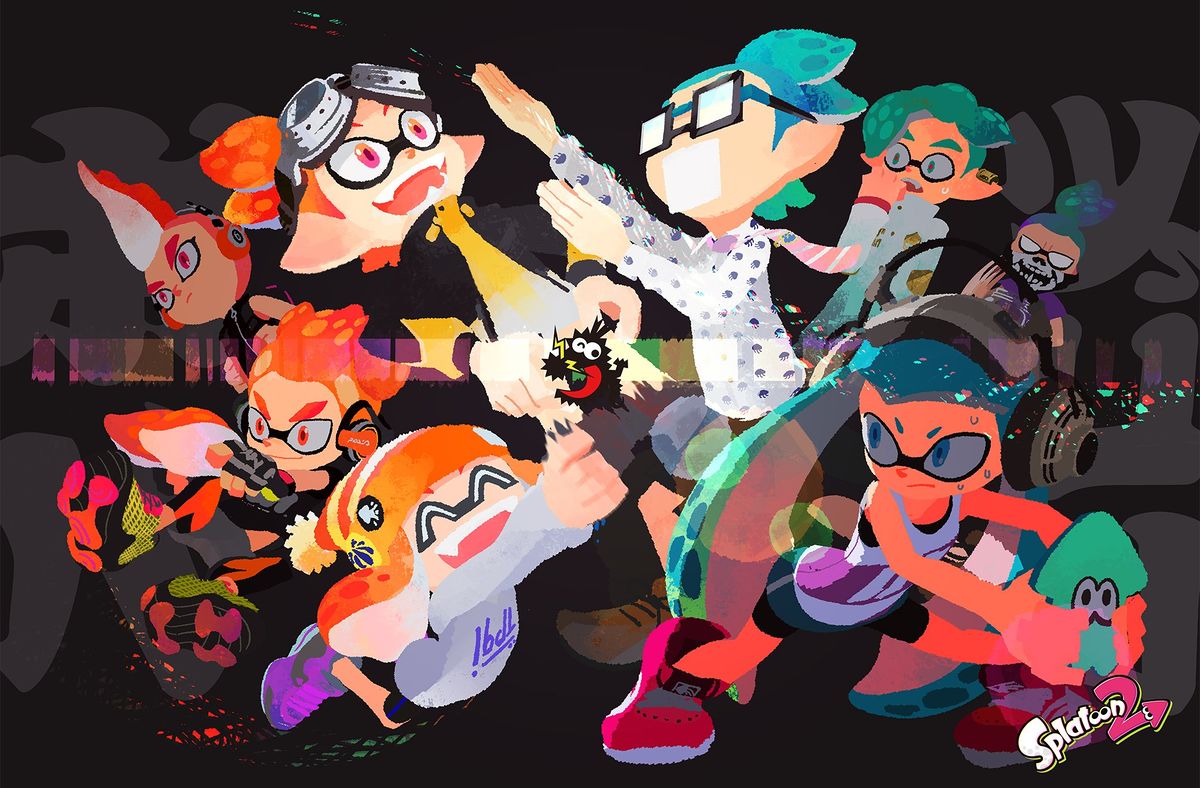 File:S2 Splatfest Official Promo Boke vs Tsukkomi.jpg - Inkipedia, the Splatoon wiki