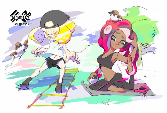 File:S2 Agility vs. Endurance Official Promo.jpg - Inkipedia, the Splatoon wiki