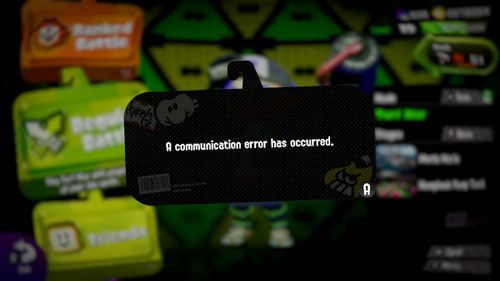 Communications error - Inkipedia, the Splatoon wiki
