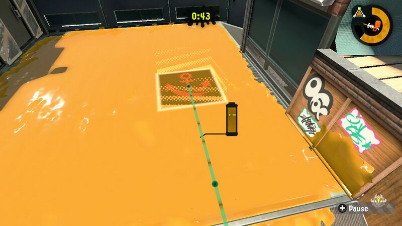 File:Tower's ink covered end goal.jpg - Inkipedia, the Splatoon wiki