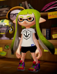 White Anchor Tee - Inkipedia, the Splatoon wiki