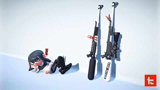 File:S2 female Inkling with Kensa Charger and Kensa Splatterscope.jpg ...