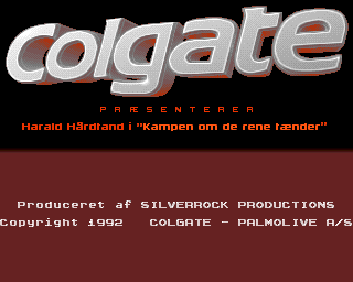 File:Harald Hårdtand Kampen om de Rene Tænder title screen (Commodore ...