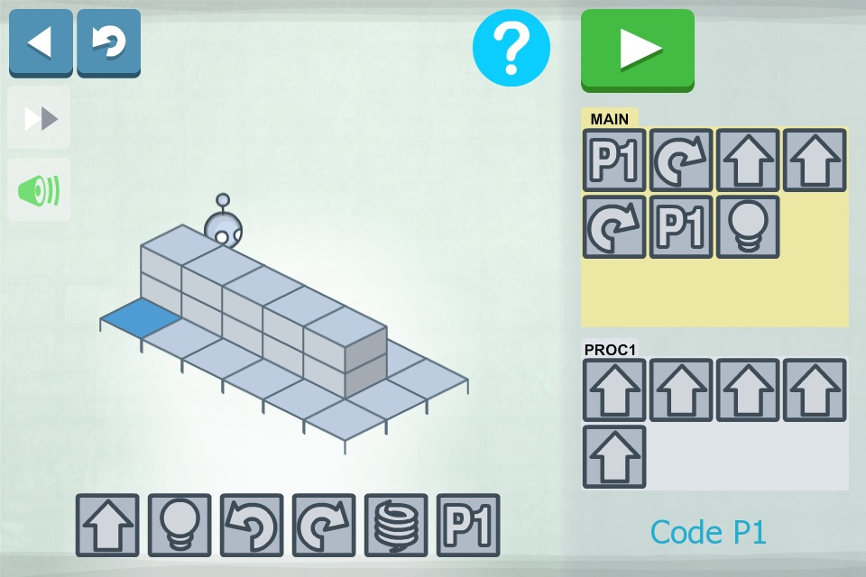 Lightbot/Procedures — StrategyWiki | Strategy guide and game reference wiki