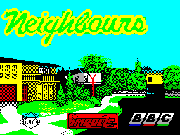File:Neighbours title screen (ZX Spectrum).png — StrategyWiki ...