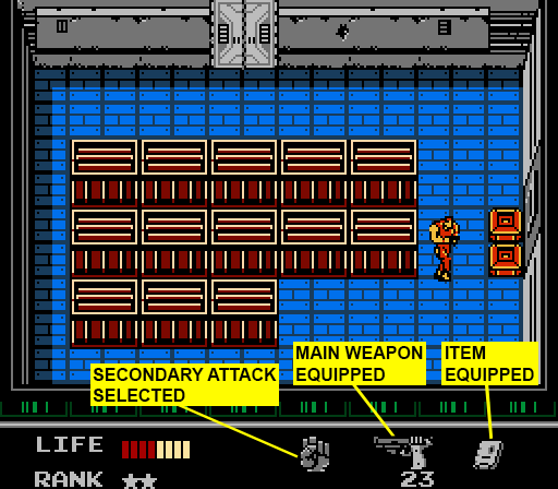 Snake's Revenge/Gameplay — StrategyWiki | Strategy guide and game ...