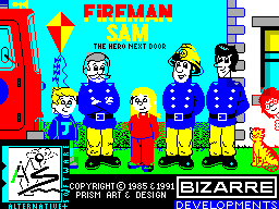 File:Fireman Sam title screen (ZX Spectrum).png — StrategyWiki ...