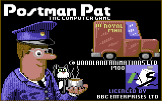 File:Postman Pat The Computer Game title screen (Commodore 64).png ...
