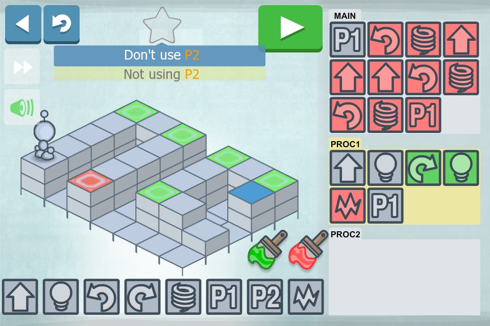Lightbot/Conditionals — StrategyWiki | Strategy guide and game reference wiki