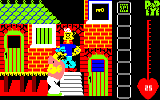 File:Popeye (1985) gameplay (Amstrad CPC).png — StrategyWiki | Strategy ...