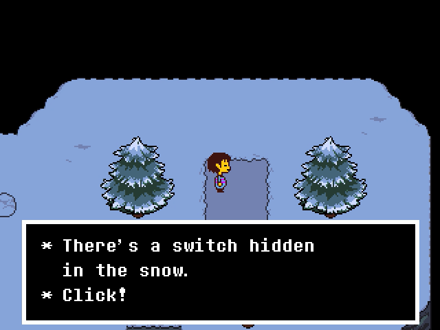 File:UNDERTALE Snowdin Puzzle Screenshot.png — StrategyWiki | Strategy ...