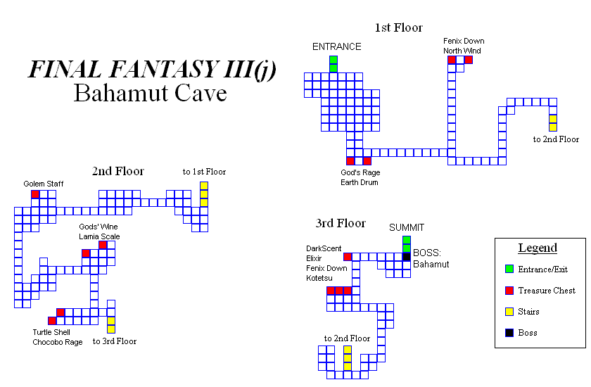 File:Final Fantasy III Bahamut Cave.gif — StrategyWiki | Strategy guide ...