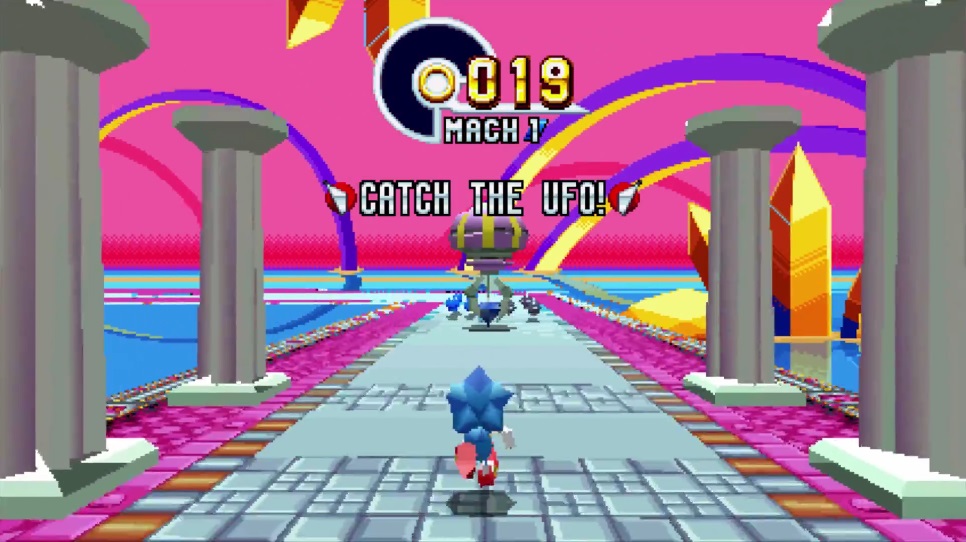 File:Sonic Mania screen Special Stage 3.jpg — StrategyWiki | Strategy ...