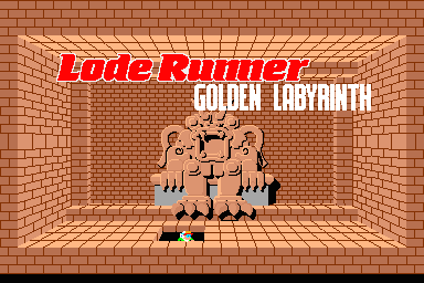 File:Lode Runner The Golden Labyrinth title screen.png — StrategyWiki ...