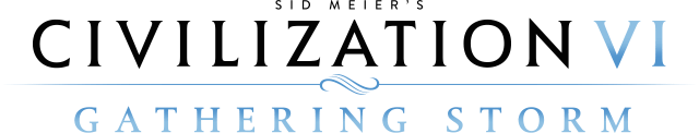 File:Civilization VI Gathering Storm logo.png — StrategyWiki | Strategy ...