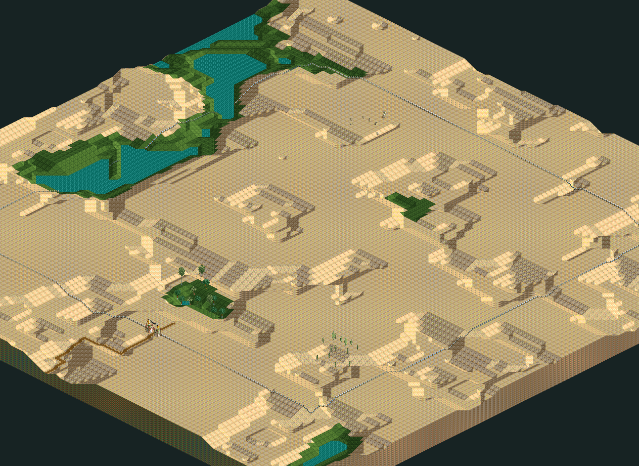 File:RCT AridHeights Map.png — StrategyWiki | Strategy guide and game ...