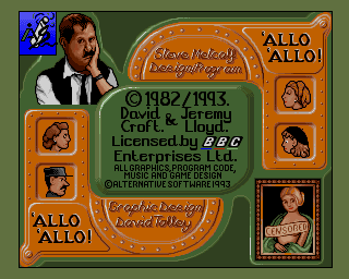 File:'Allo 'Allo Cartoon Fun title screen.png — StrategyWiki | Strategy ...