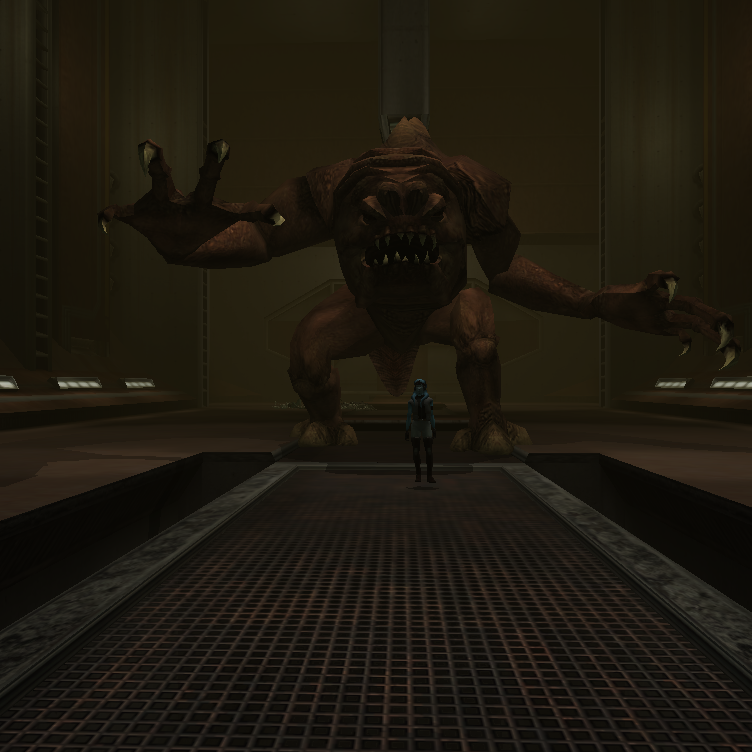 File:KotOR Model Rancor.png — StrategyWiki | Strategy guide and game ...