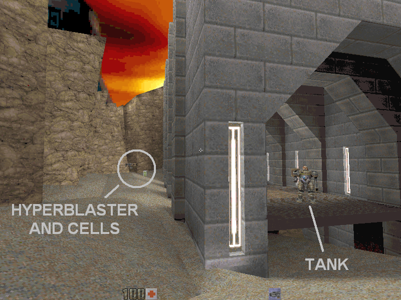 File:Quake II Torture Chambers Secret HyperBlaster Far.png ...