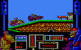 File:Wacky Races gameplay (Commodore Amiga).png — StrategyWiki ...
