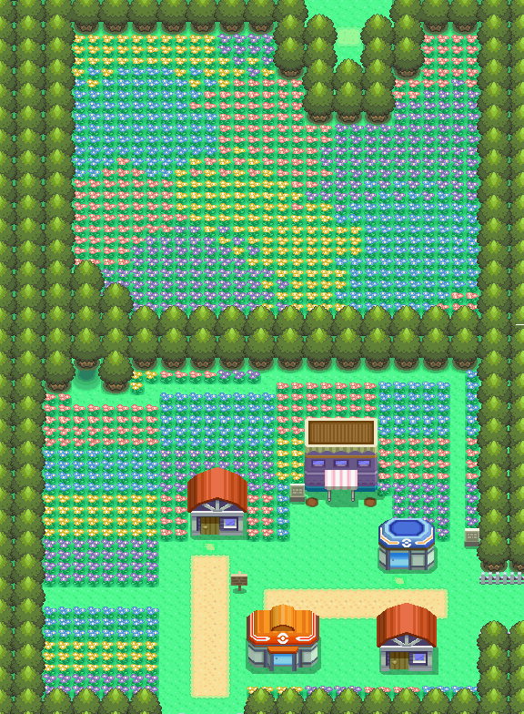 Pokémon Diamond and Pearl/Floaroma Town — StrategyWiki | Strategy guide ...