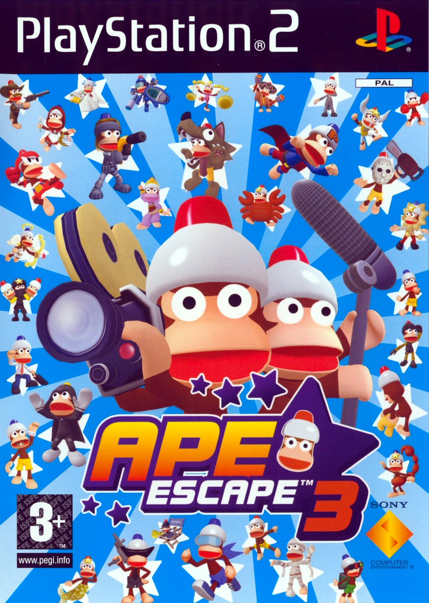 File:Ape Escape 3 EU box.jpg — StrategyWiki | Strategy guide and game ...