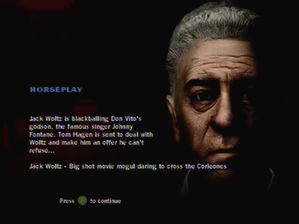 The Godfather: The Game/Horseplay — StrategyWiki | Strategy guide and ...