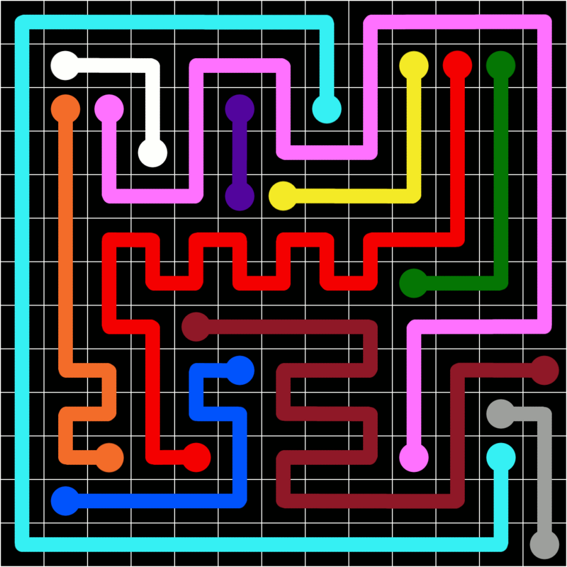 File:Flow Free Jumbo Pack Grid 13x13 Level 20.png — StrategyWiki | Strategy guide and game ...