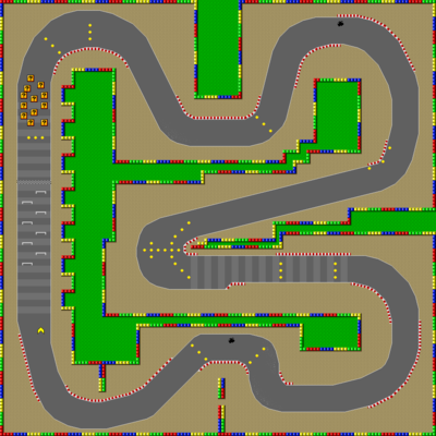 Super Mario Kart/Mario Circuit — StrategyWiki | Strategy guide and game ...
