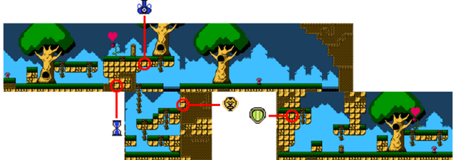 File:Athena NES Stage1 MapB.png — StrategyWiki | Strategy guide and ...