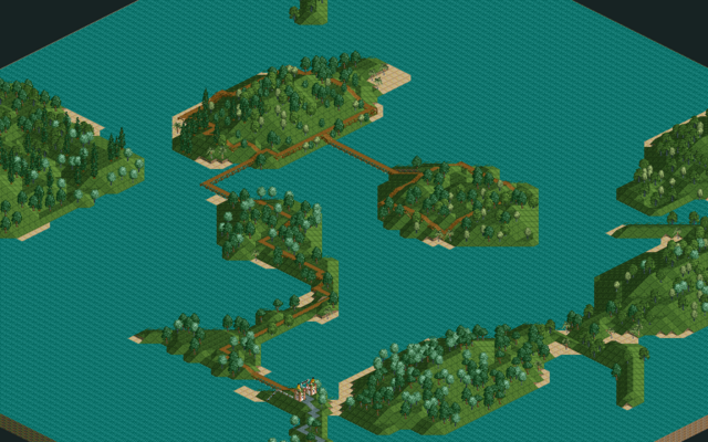 RollerCoaster Tycoon/Trinity Islands — StrategyWiki | Strategy guide ...