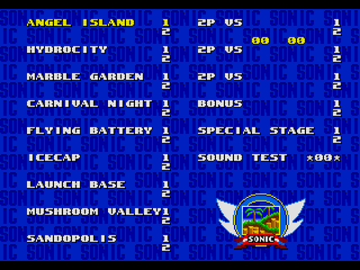 Sonic the Hedgehog 3/Cheats — StrategyWiki | Strategy guide and game reference wiki