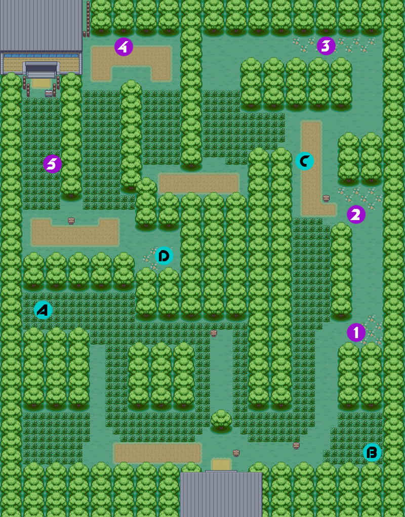 Pokémon Firered And Leafgreen Viridian Forest — Strategywiki Strategy