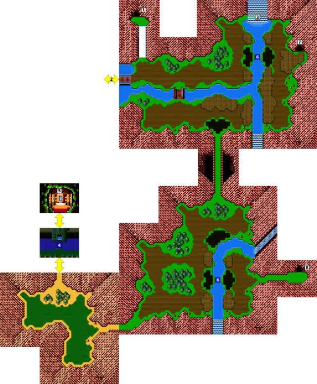 File:Crystalis Map WaterfallValley.png — StrategyWiki | Strategy guide ...
