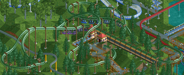RollerCoaster Tycoon/Roller Coasters — StrategyWiki | Strategy guide ...