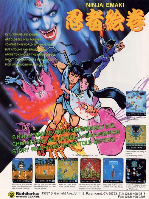 Ninja Emaki — StrategyWiki | Strategy guide and game reference wiki