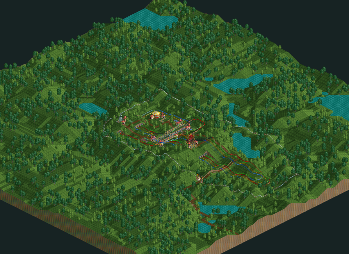 RollerCoaster Tycoon: Corkscrew Follies/Giggle Downs — StrategyWiki ...