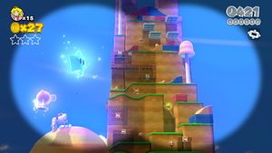 Super Mario 3D World/Mount Beanpole — StrategyWiki, the video game ...