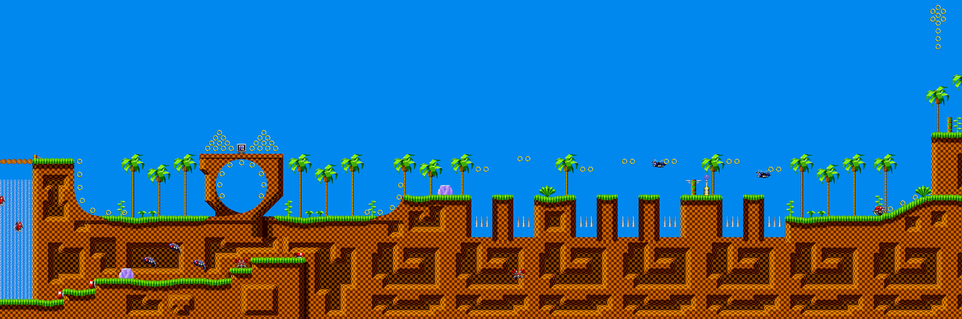 Sonic the Hedgehog/Green Hill — StrategyWiki | Strategy guide and game ...