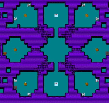 Gauntlet (NES)/World 4 — StrategyWiki | Strategy guide and game ...