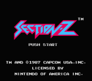 Section Z (NES) — StrategyWiki | Strategy guide and game reference wiki